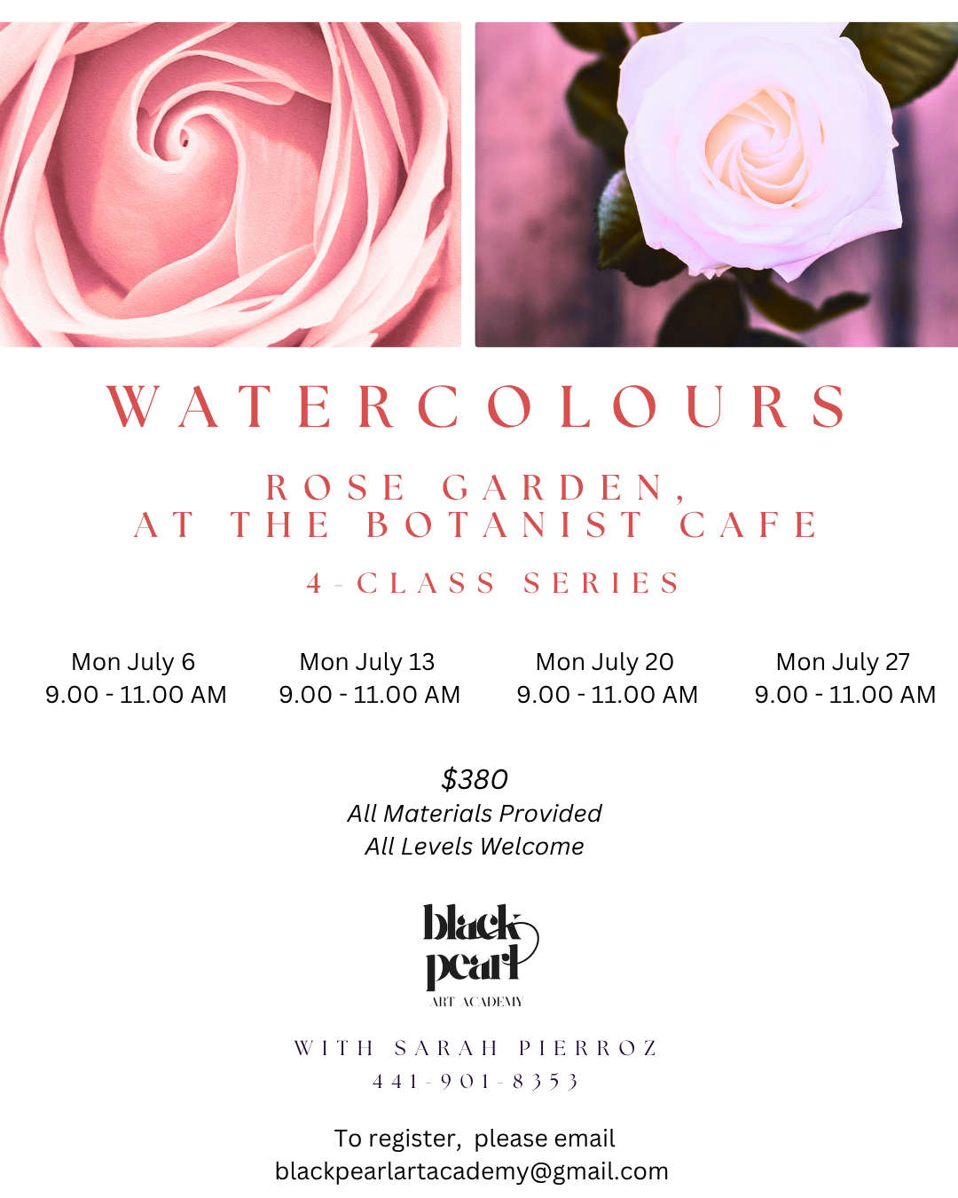 Watercolours in the Rose Garden | What's on Bermuda